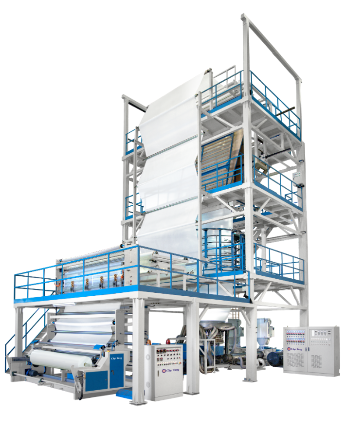 4.2M Wide 2-Layer Co-Extrusion Blown Film Machine｜CHYI YANG is Blown ...